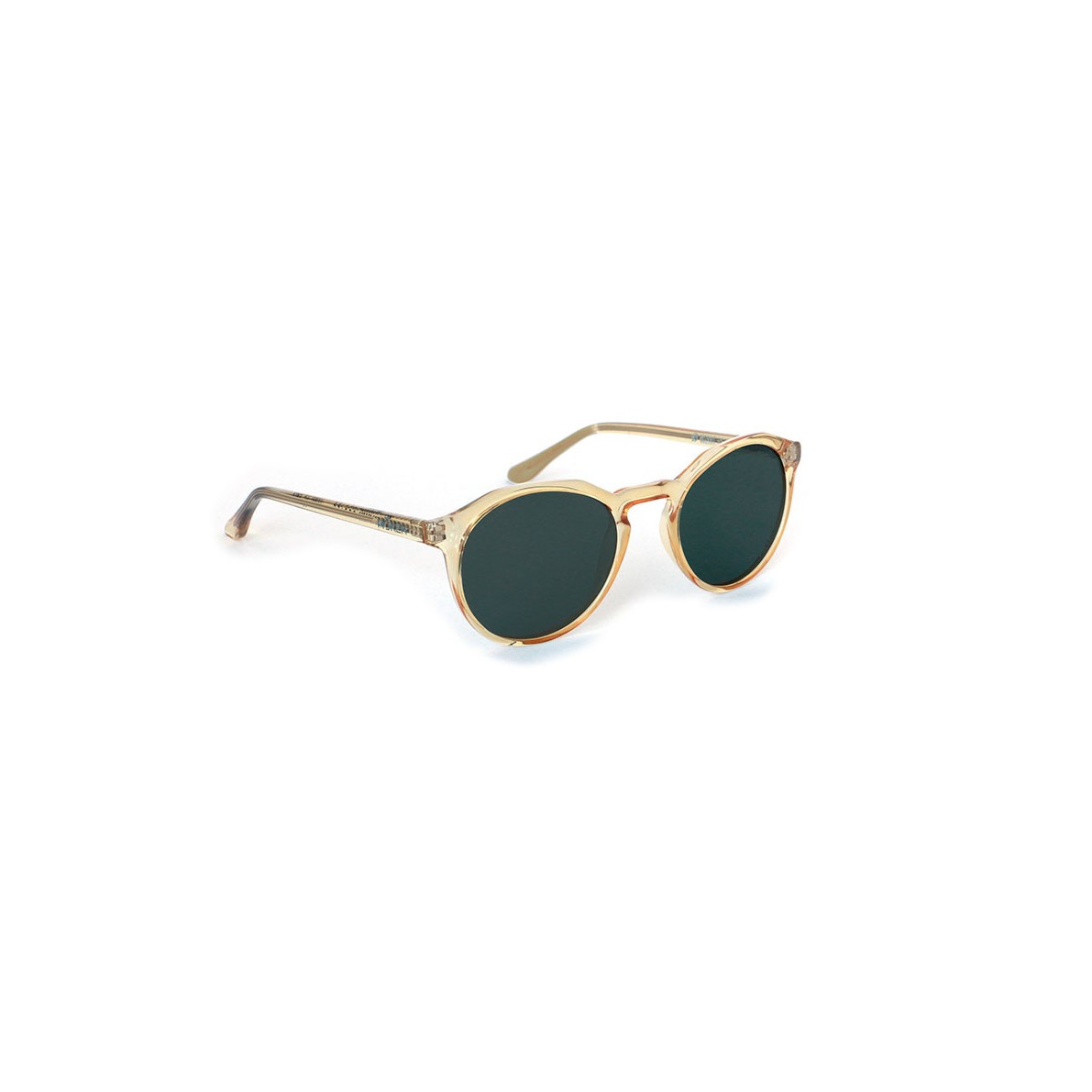 Leon champagne: Round herbal sunglasses on sale